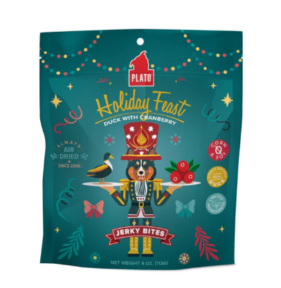 Plato Dog Holiday Feast Duck w/ Cranberry 4oz — Natural Pet Center