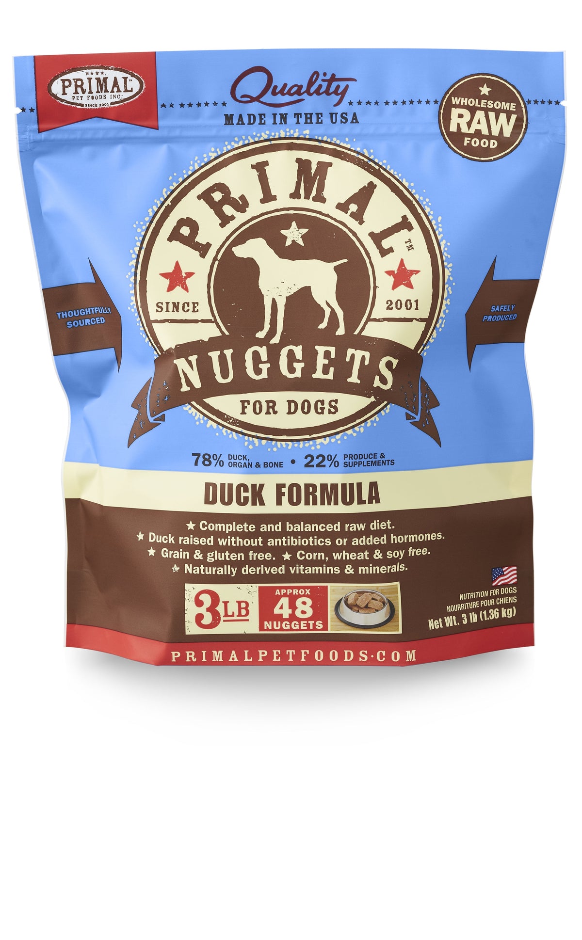 Primal Dog Raw Duck — Natural Pet Center