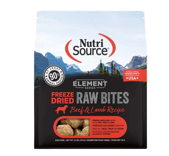Nutrisource Element Dog Freeze Dried Beef & Lamb – Natural Pet Center