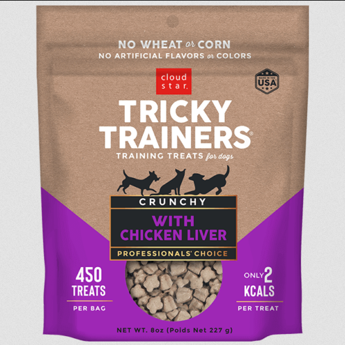 Tricky Trainers Crunchy Chicken Liver 8oz — Natural Pet Center